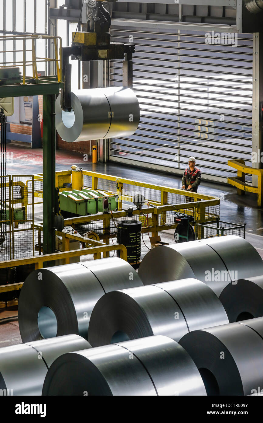 Duisburg, Ruhr area, North Rhine-Westphalia, Germany - ThyssenKrupp ...