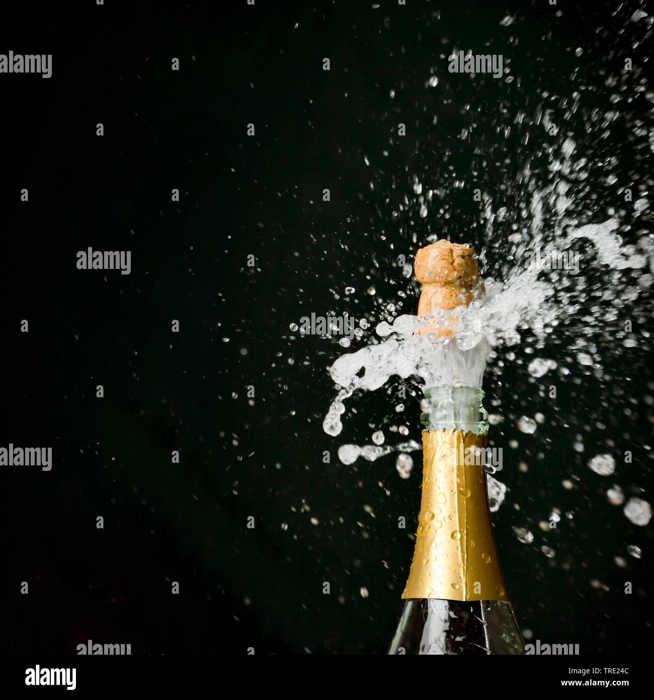 Popping Out Champagne High Resolution Stock Photography and Images - Alamy