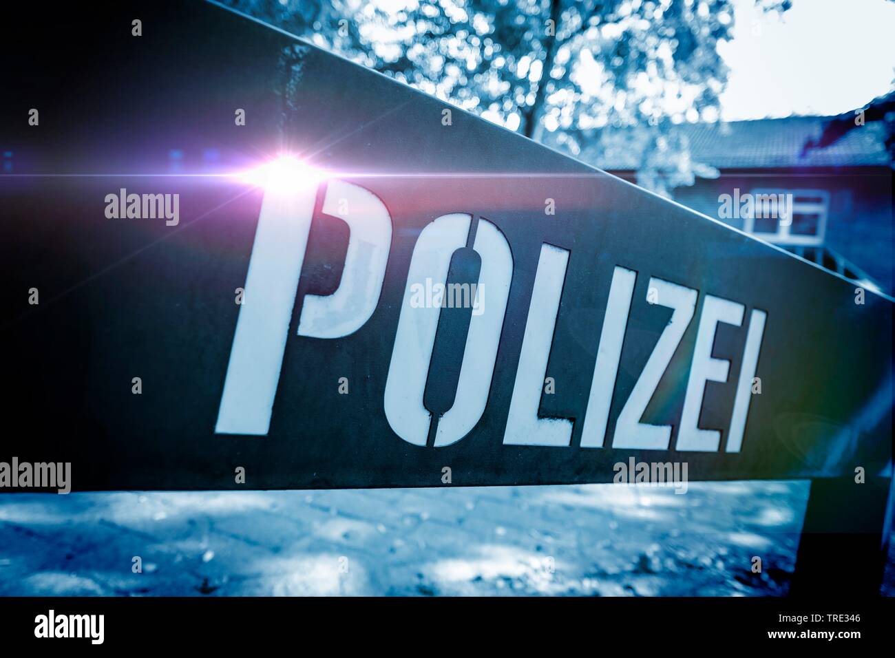 Polizei Sign High Resolution Stock Photography and Images - Alamy