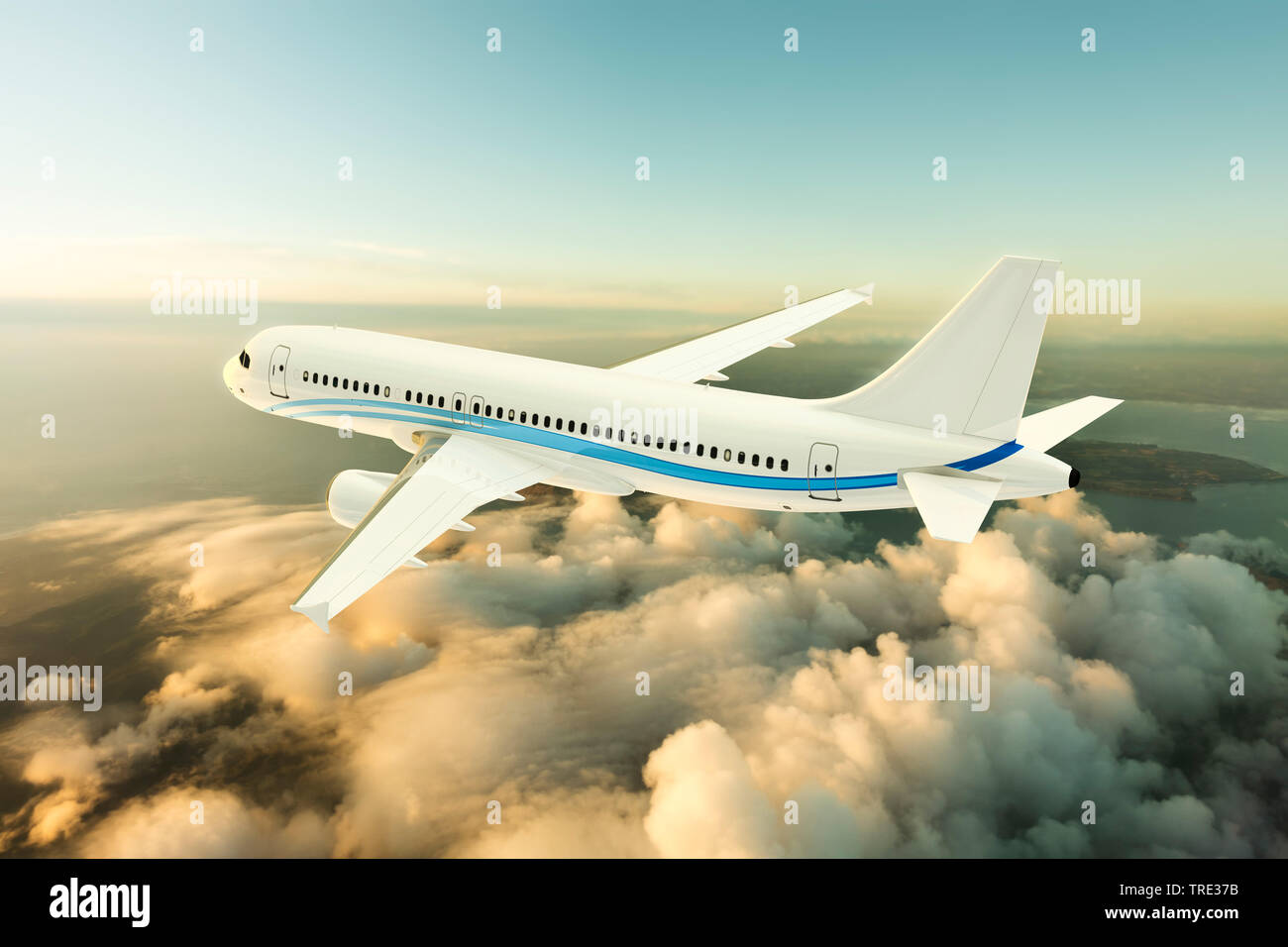 3d airplane drawing hi-res stock photography and images - Alamy