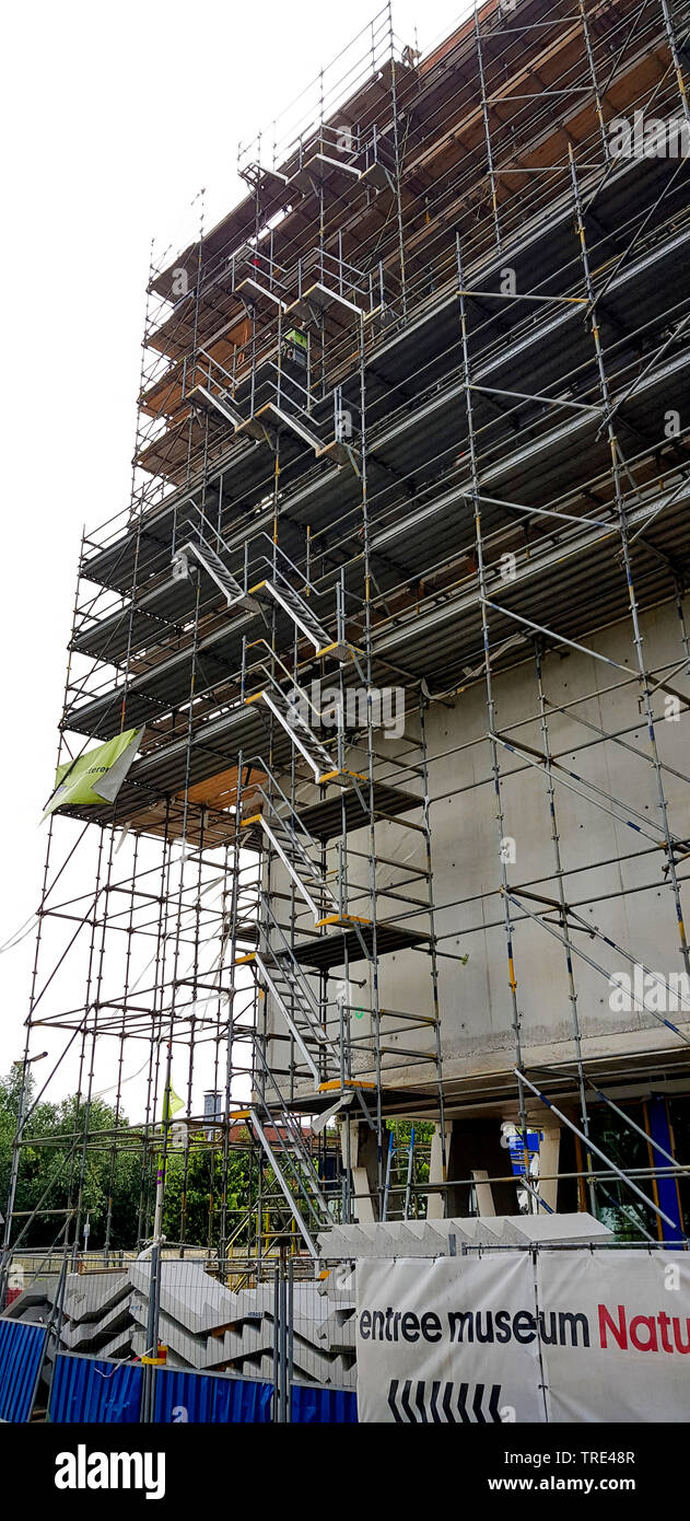 scaffold an einem Haus, Netherlands Stock Photo - Alamy
