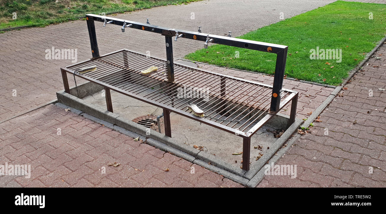 Cleaning Football Pitch High Resolution Stock Photography and Images ...