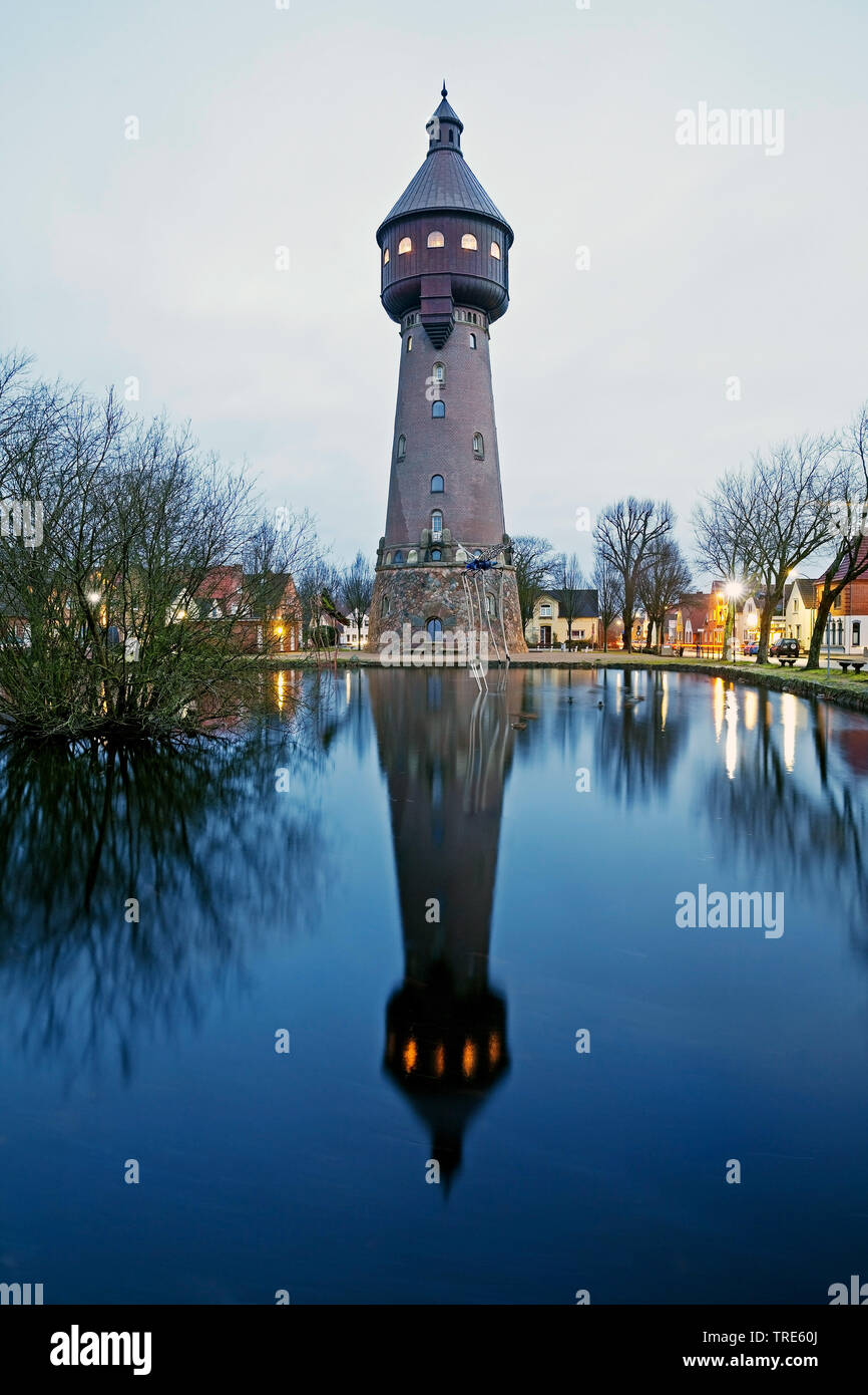 water tower of Heide, Germany, Schleswig-Holstein, Heide Stock Photo ...