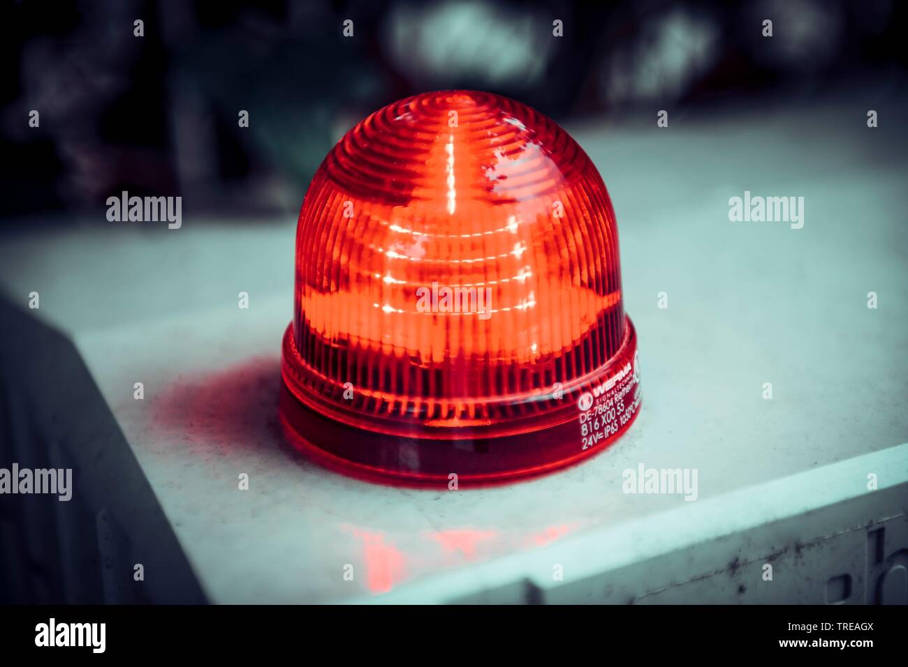 Flashing Light Warning High Resolution Stock Photography and Images - Alamy