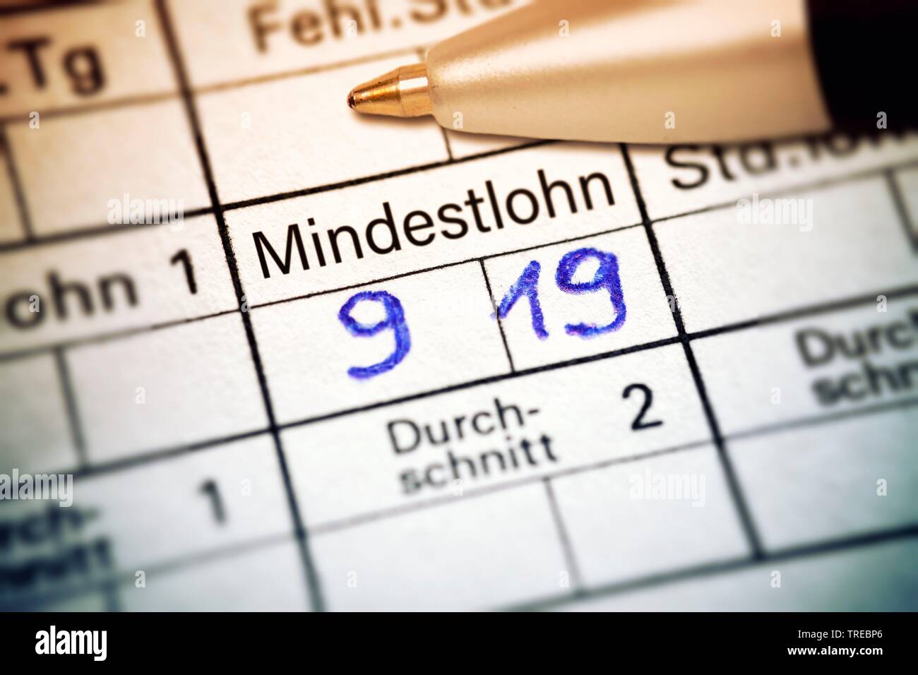 German Minimum Wage High Resolution Stock Photography and Images - Alamy