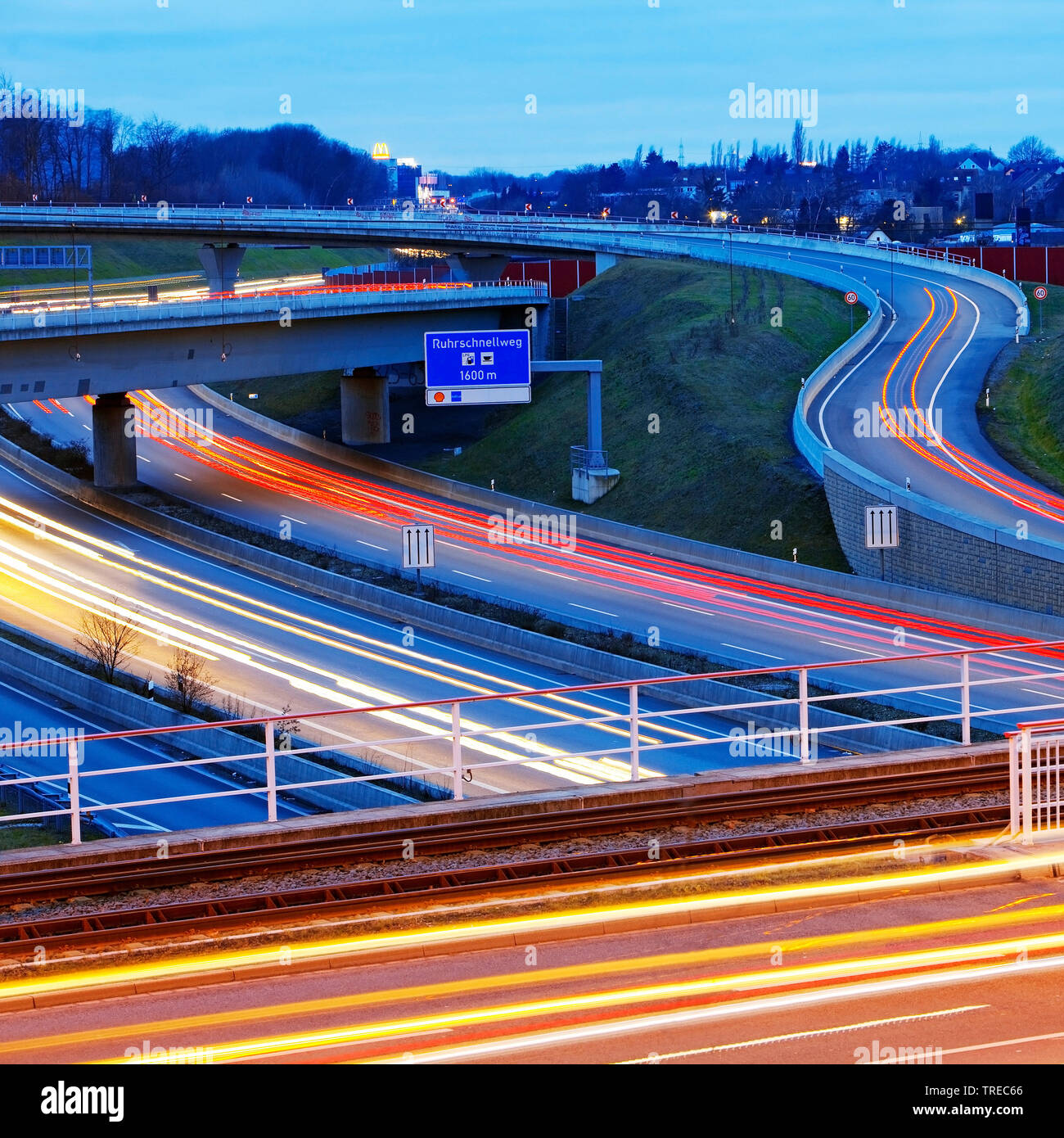Bridge over the a 40 motorway hi-res stock photography and images - Alamy