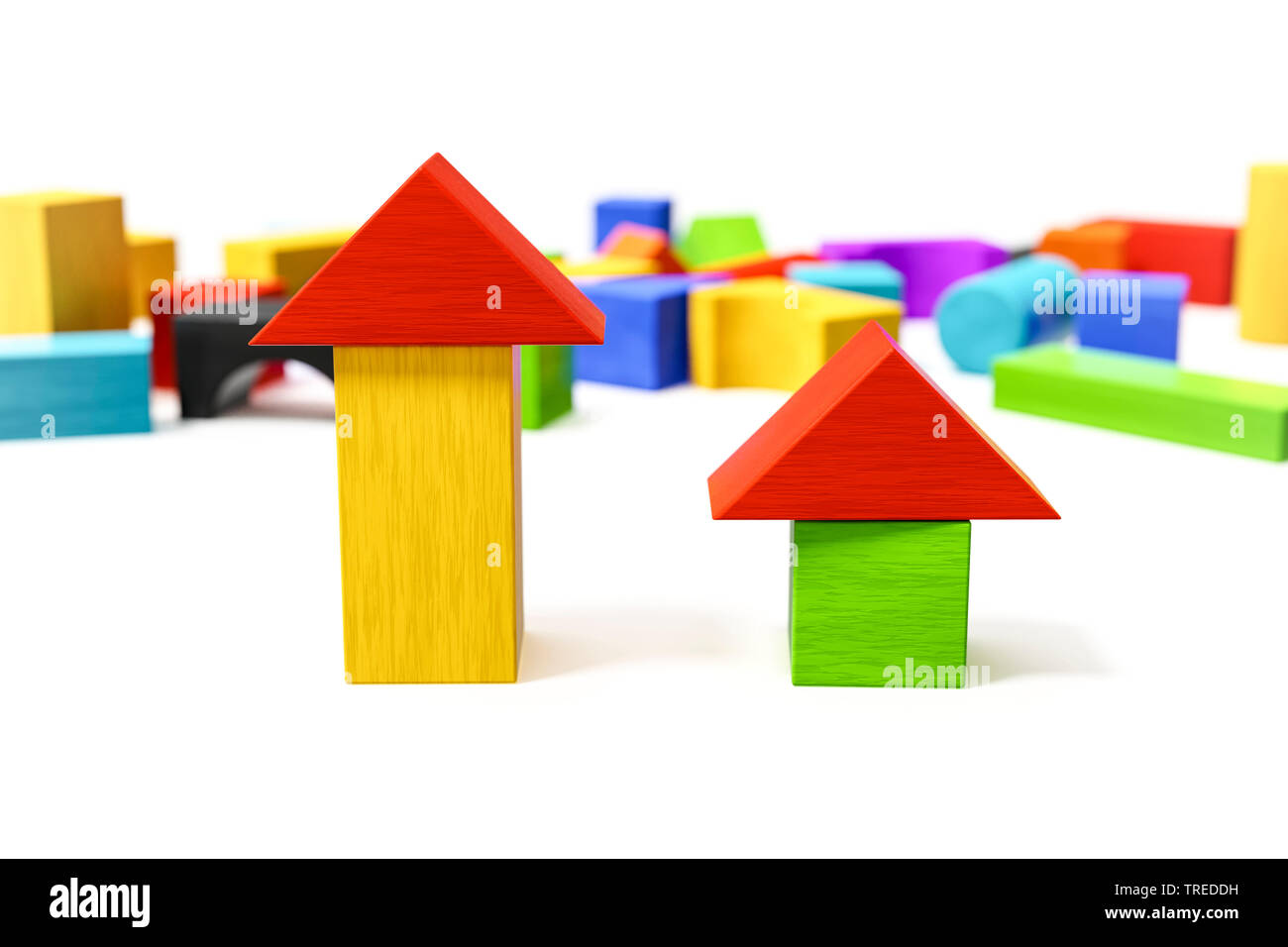 Background several towers hi-res stock photography and images - Alamy