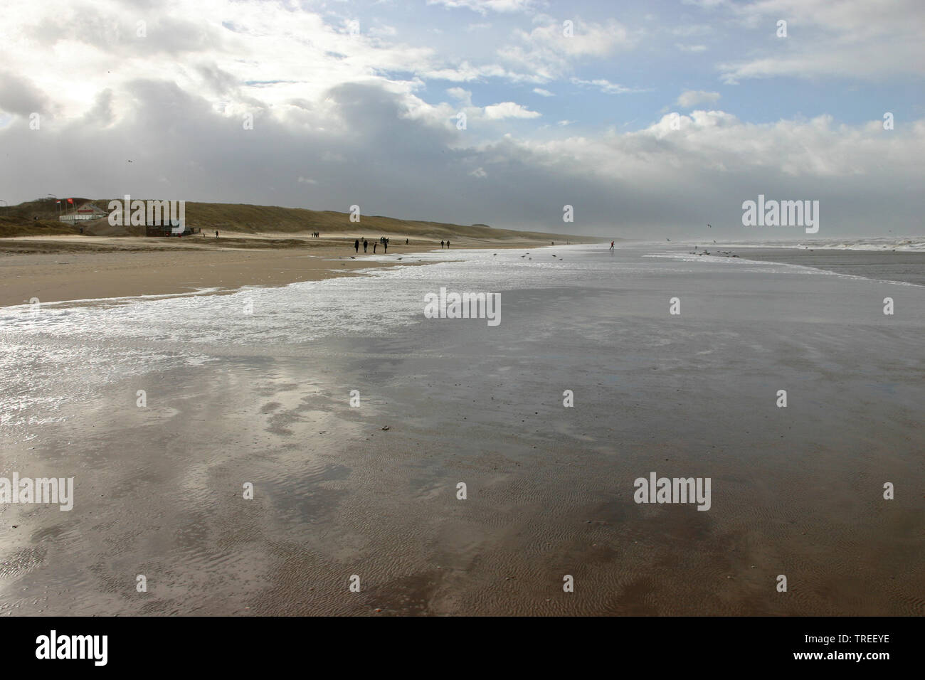 Walking at beach katwijk hi-res stock photography and images - Alamy