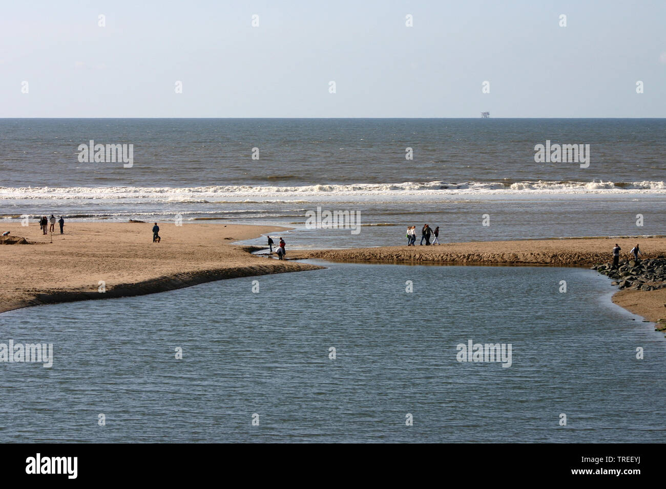 North Sea beach, Netherlands, Katwijk Stock Photo - Alamy
