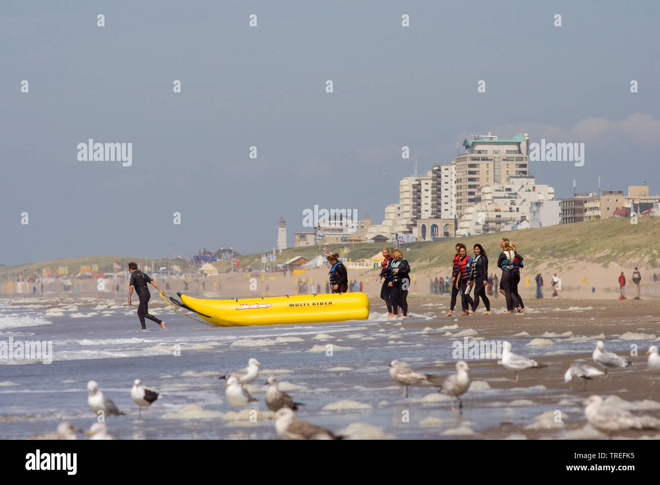 Katwijk beach in the netherlands hi-res stock photography and images ...