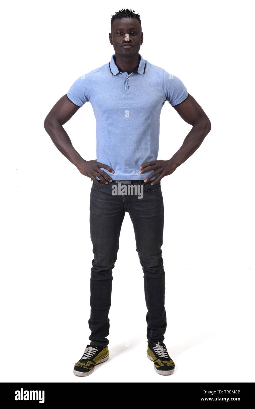 African american man full body Cut Out Stock Images & Pictures - Alamy