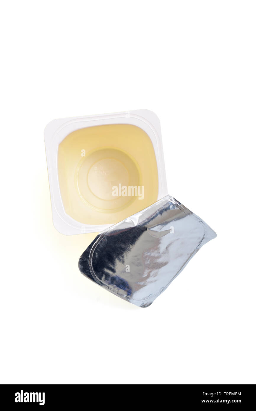 Empty yogurt pot hi-res stock photography and images - Alamy