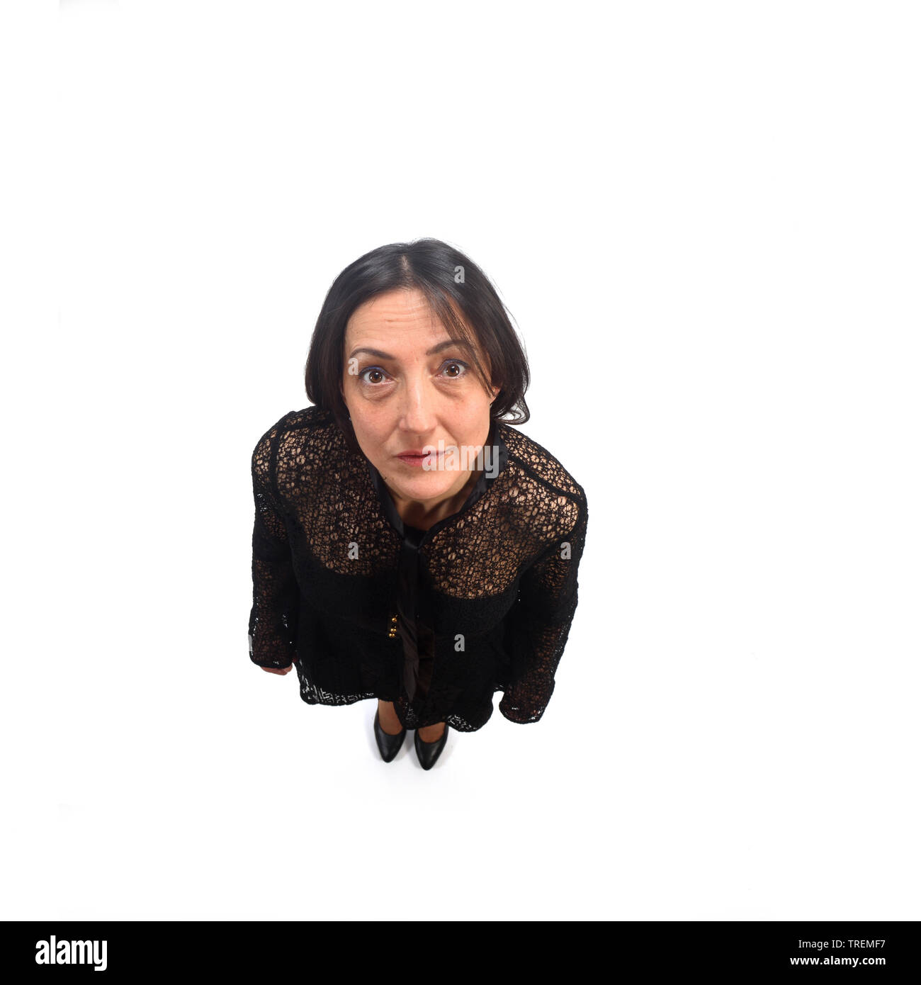 Full body above view Cut Out Stock Images & Pictures - Alamy