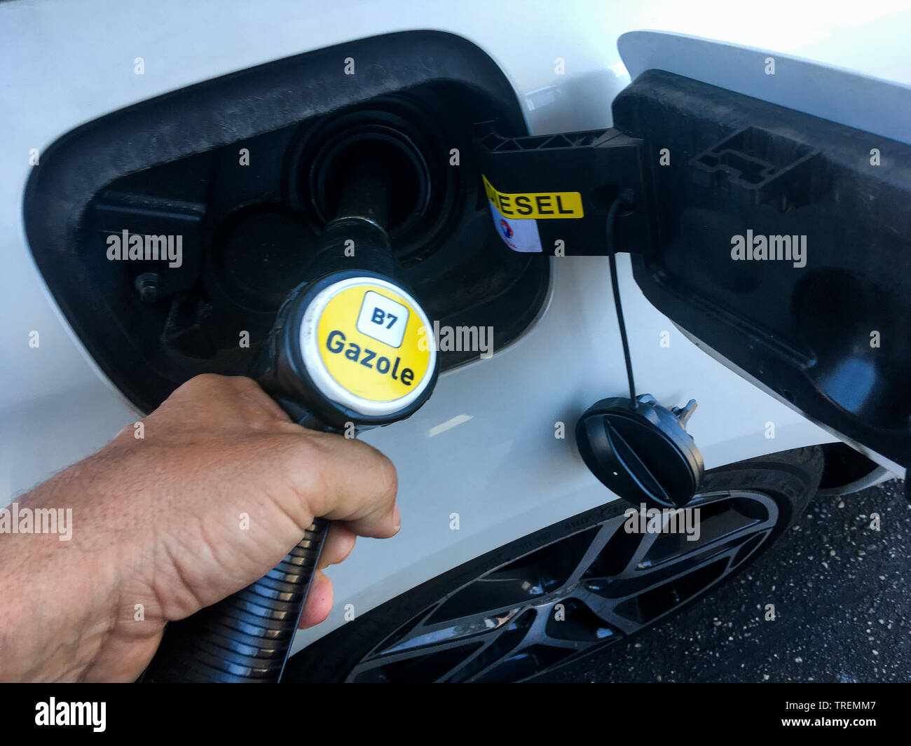 Petrol filler nozzle hi-res stock photography and images - Alamy