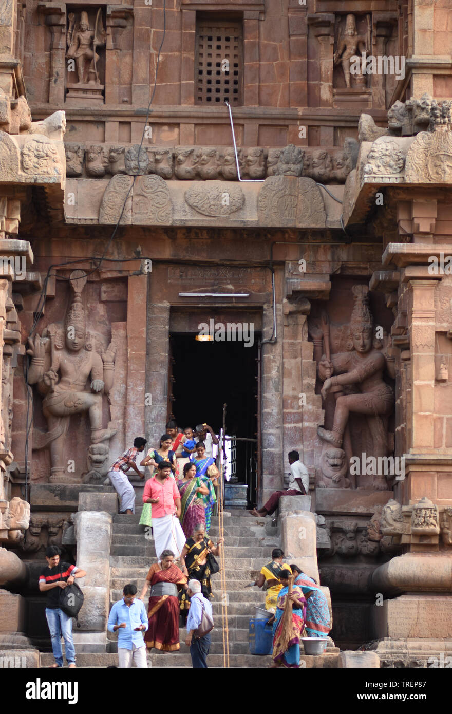 South Indian Temples Stock Photo - Alamy