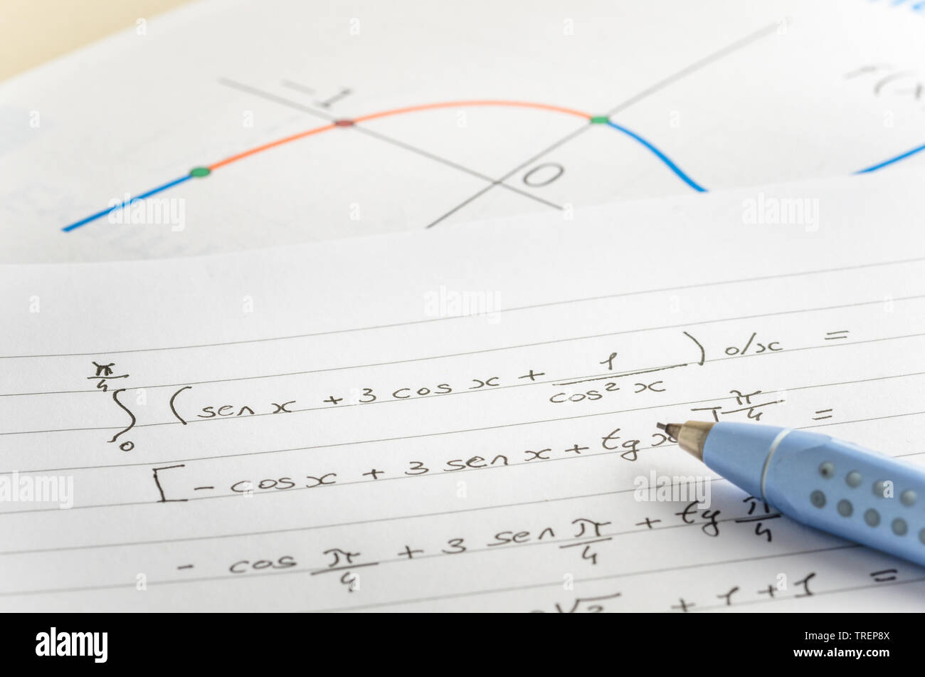 Integral symbol hi-res stock photography and images - Alamy