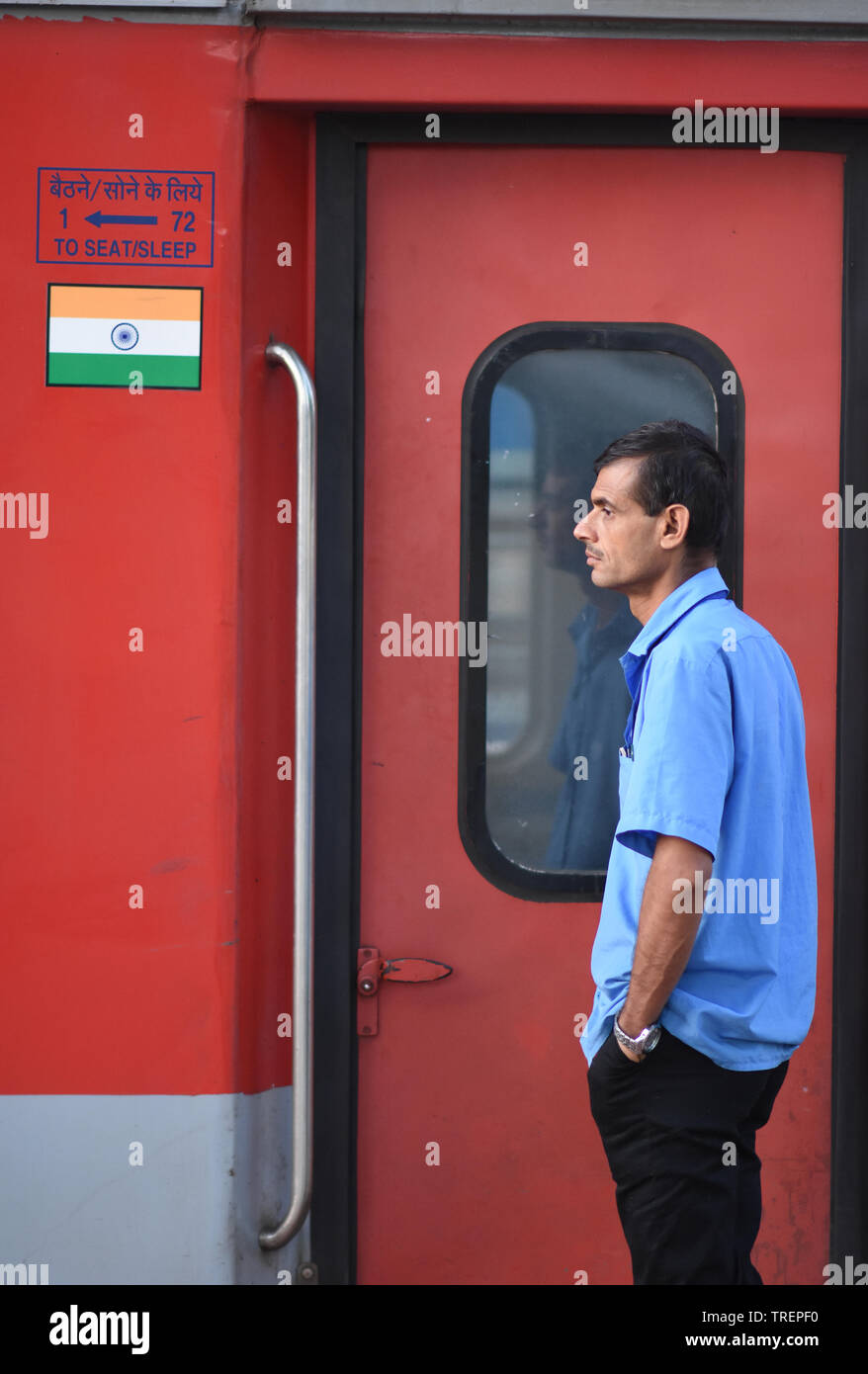 Indian train window hi-res stock photography and images - Alamy