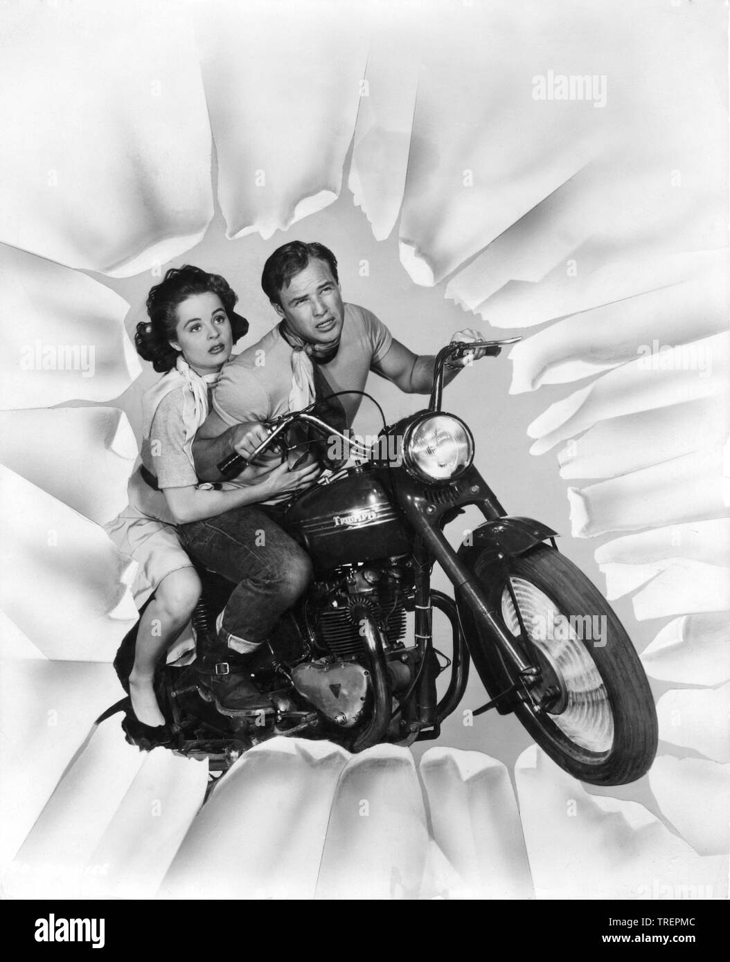 Marlon Brando En Moto