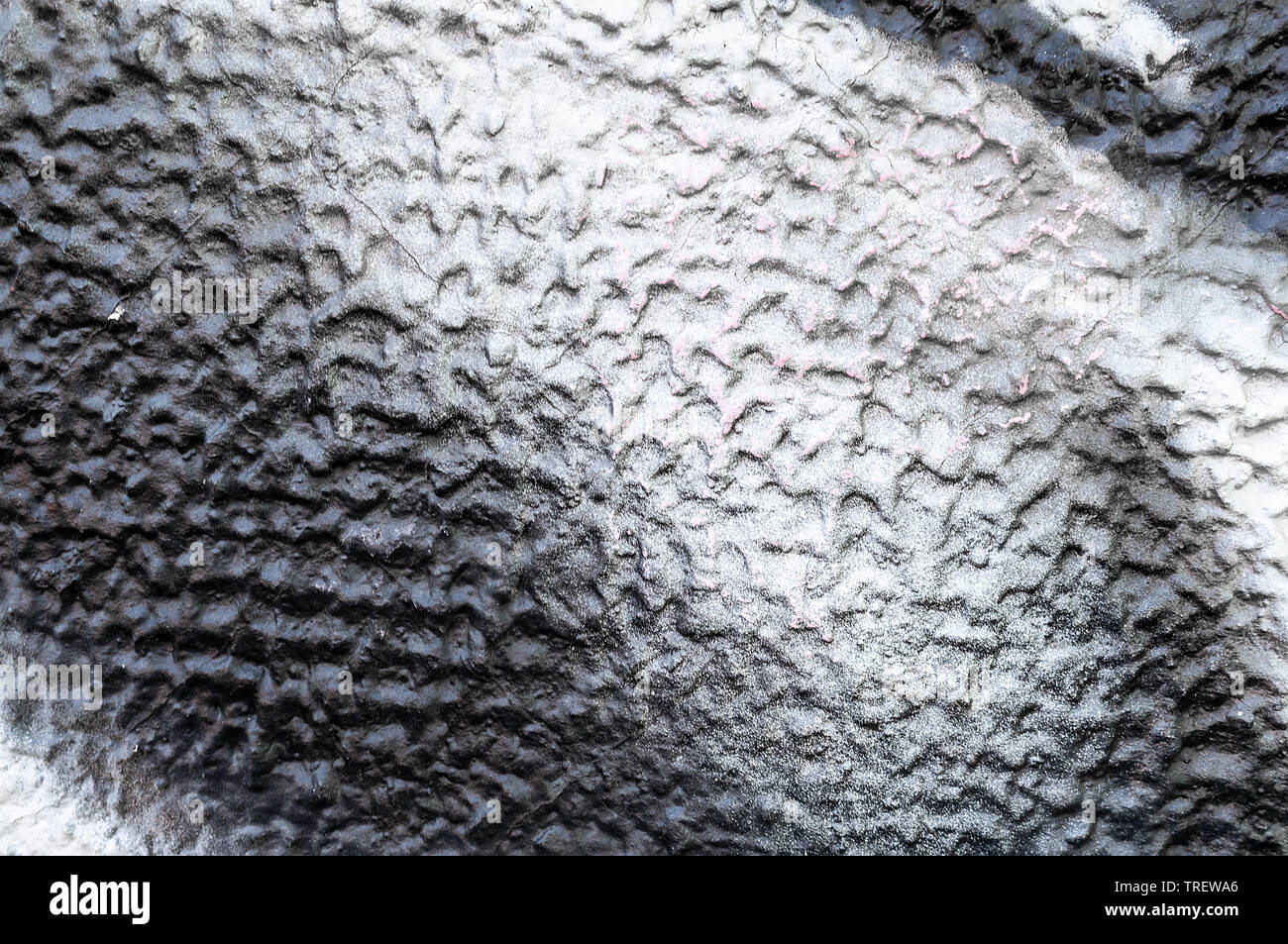 Wall texture black, white paint, black and white background Stock Photo ...