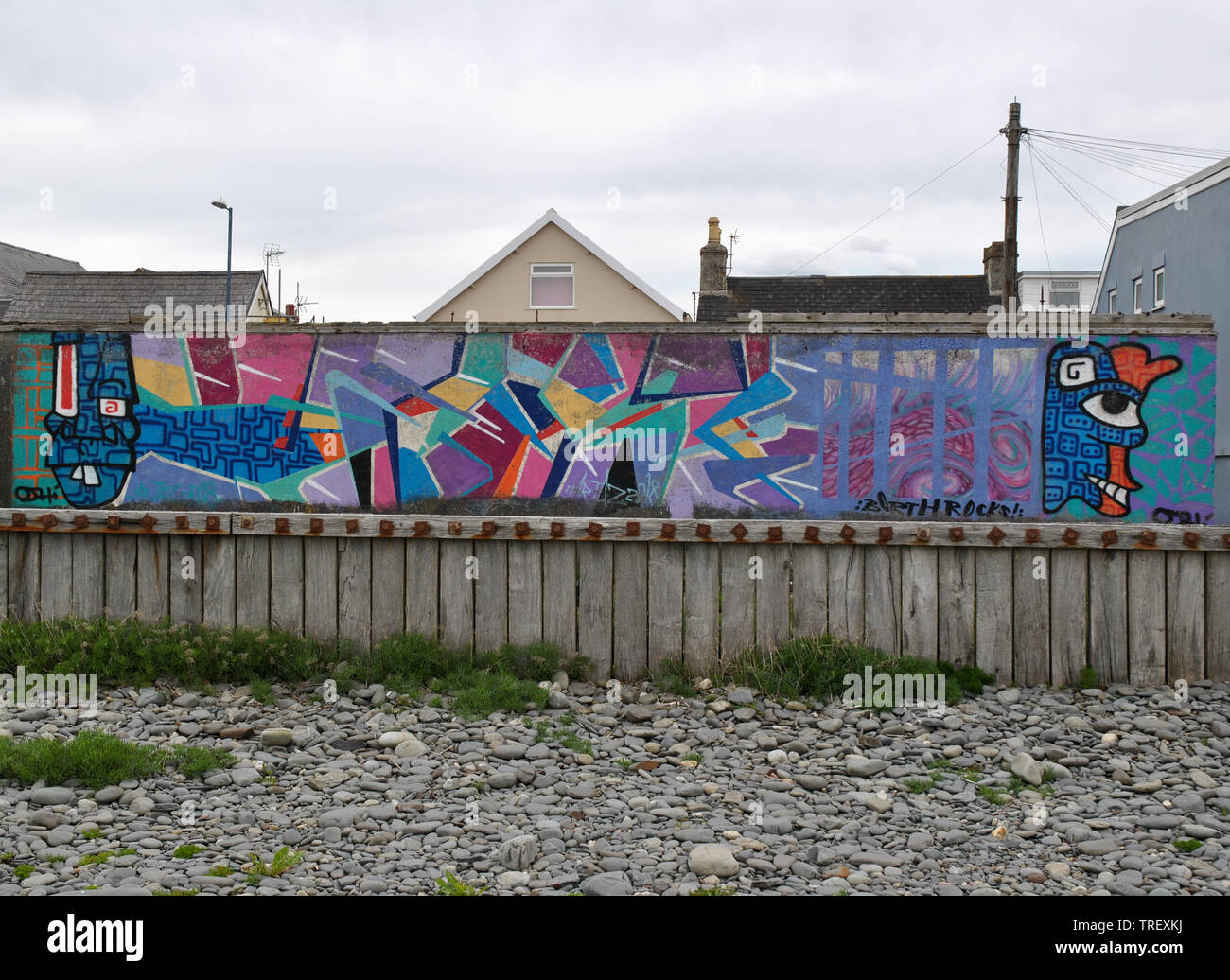 Graffiti art mural hi-res stock photography and images - Alamy