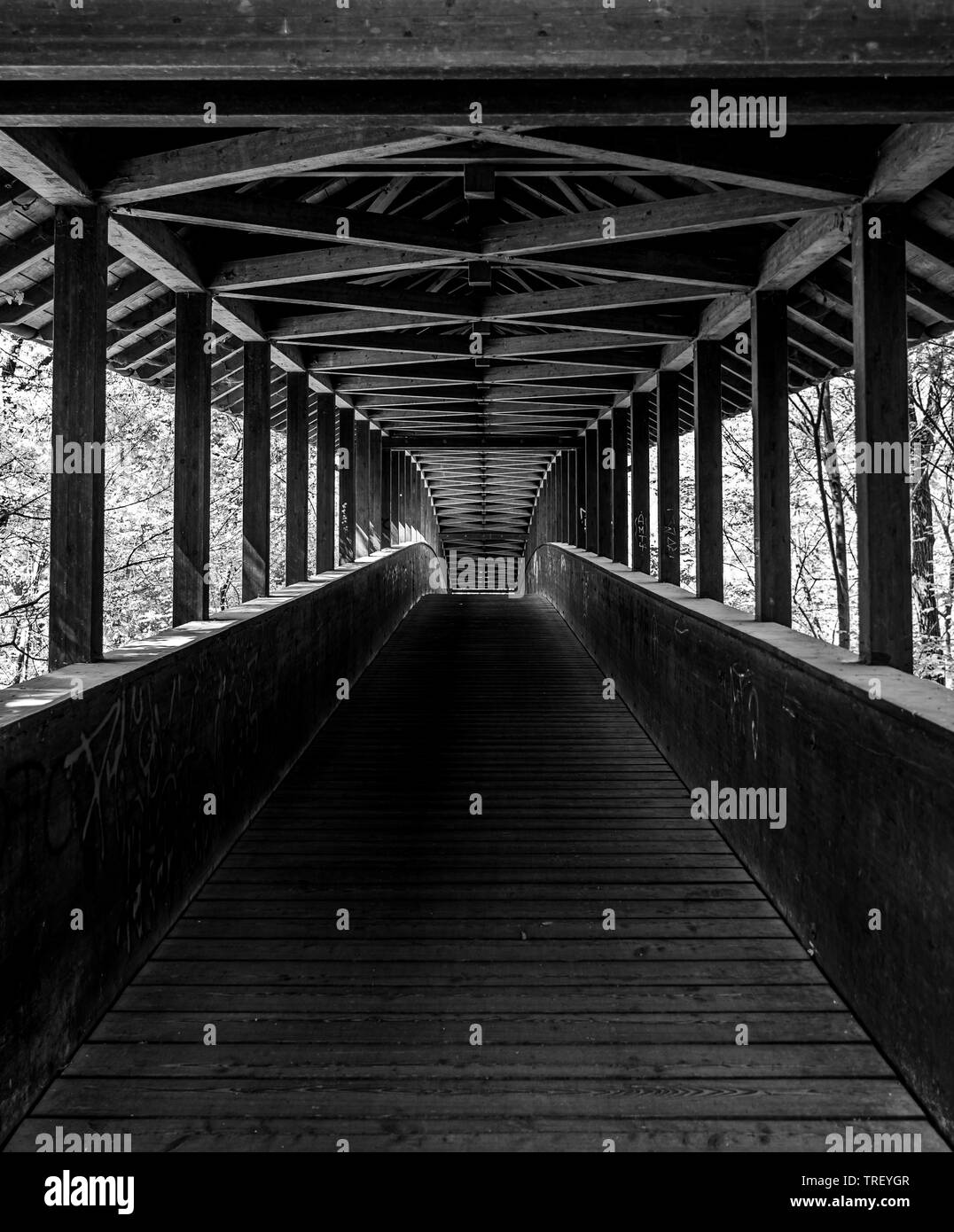 View across river south Black and White Stock Photos & Images - Alamy