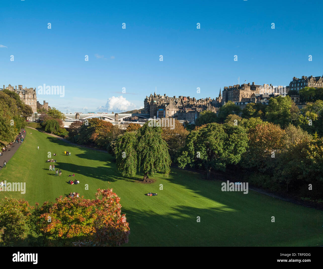 Princes Street Gardens, Edinburgh Stock Photo - Alamy