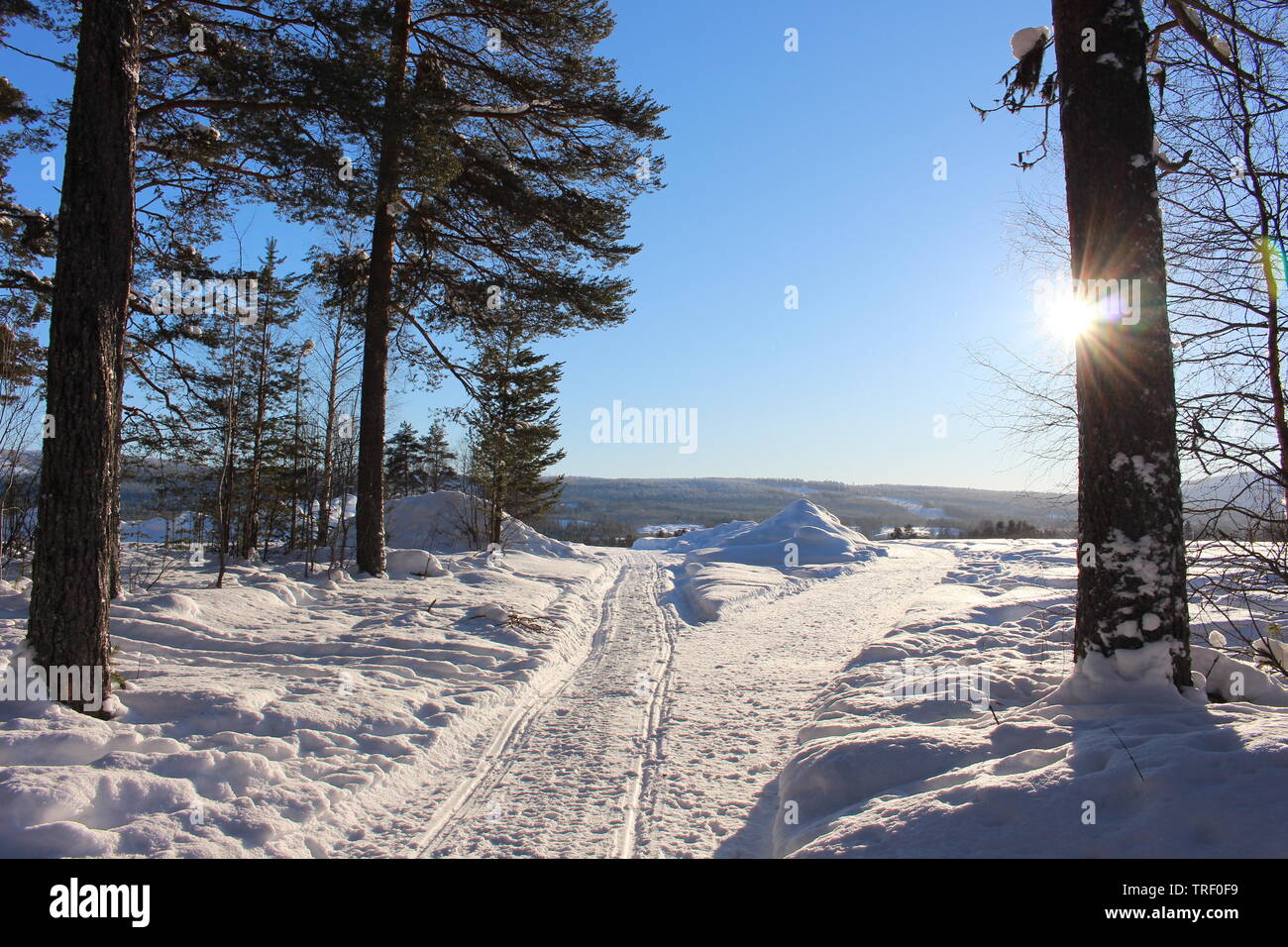 Swedish village winter hi-res stock photography and images - Alamy
