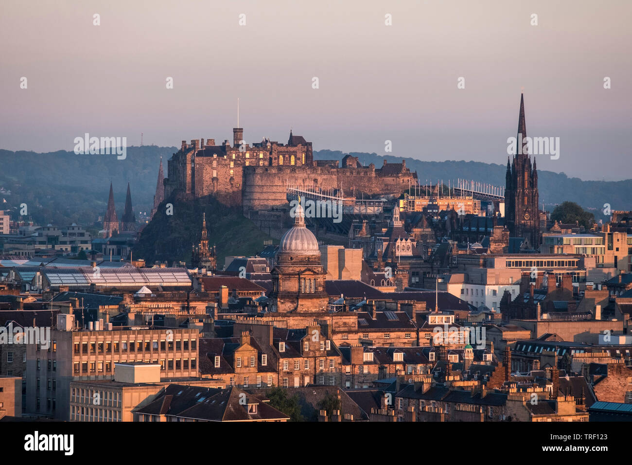 Distant historic castle hi-res stock photography and images - Alamy