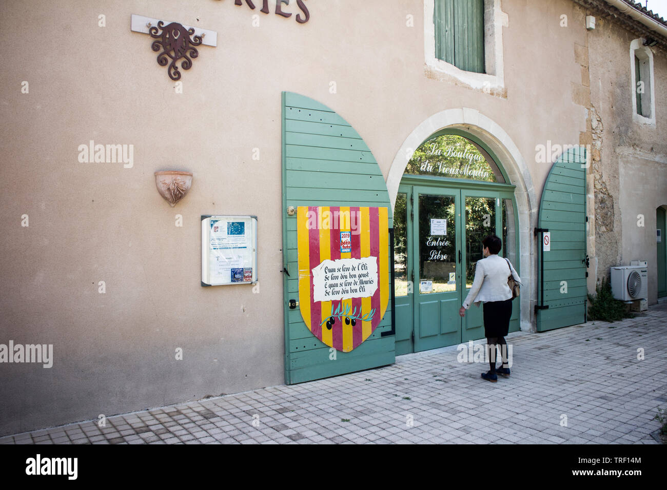 Mouriès in the Alpilles (Provence,France Stock Photo - Alamy