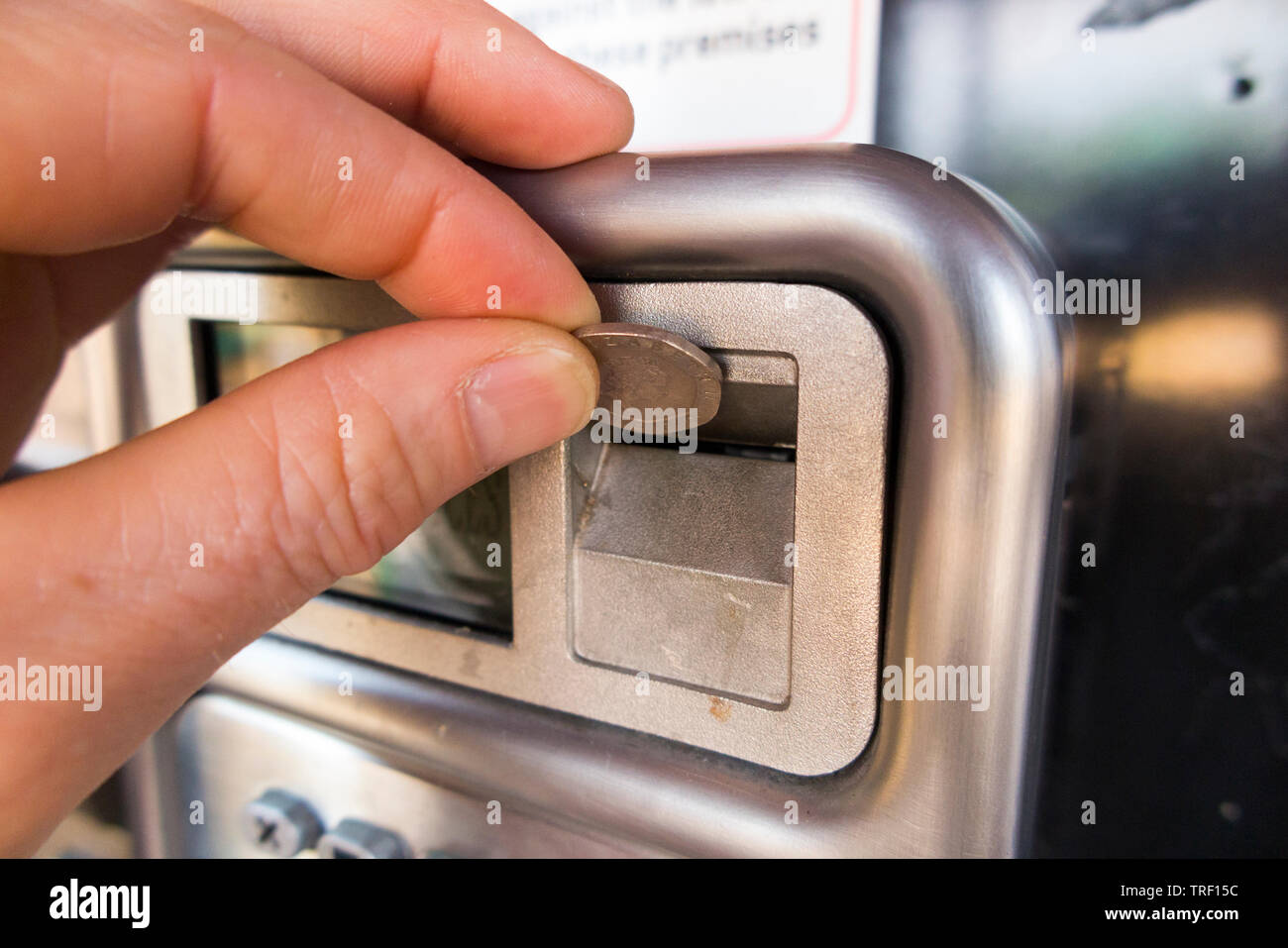 Coin operated public phone box hi-res stock photography and images - Alamy