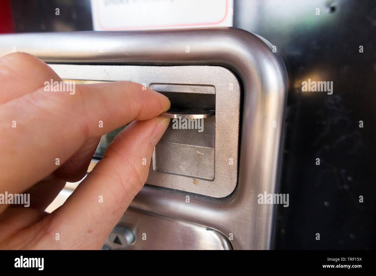 Coin operated public phone box hi-res stock photography and images - Alamy
