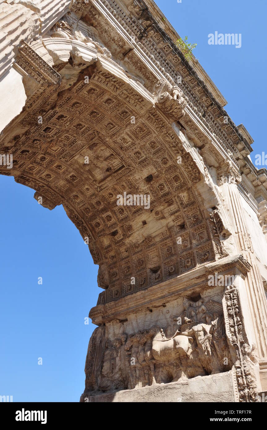 Arch of Titus, Rome Stock Photo - Alamy