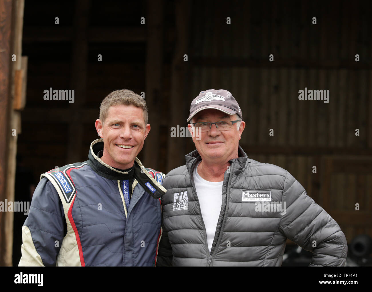 Six times British hillclimb champion Scott Moran (left) meets British ...