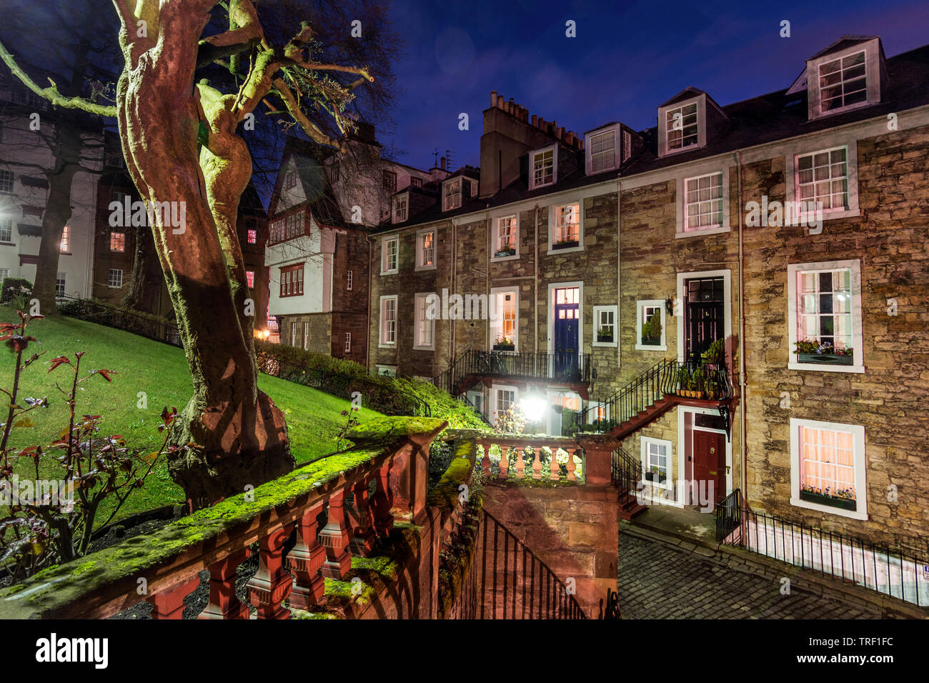 Ramsay garden gardens edinburgh hi-res stock photography and images - Alamy