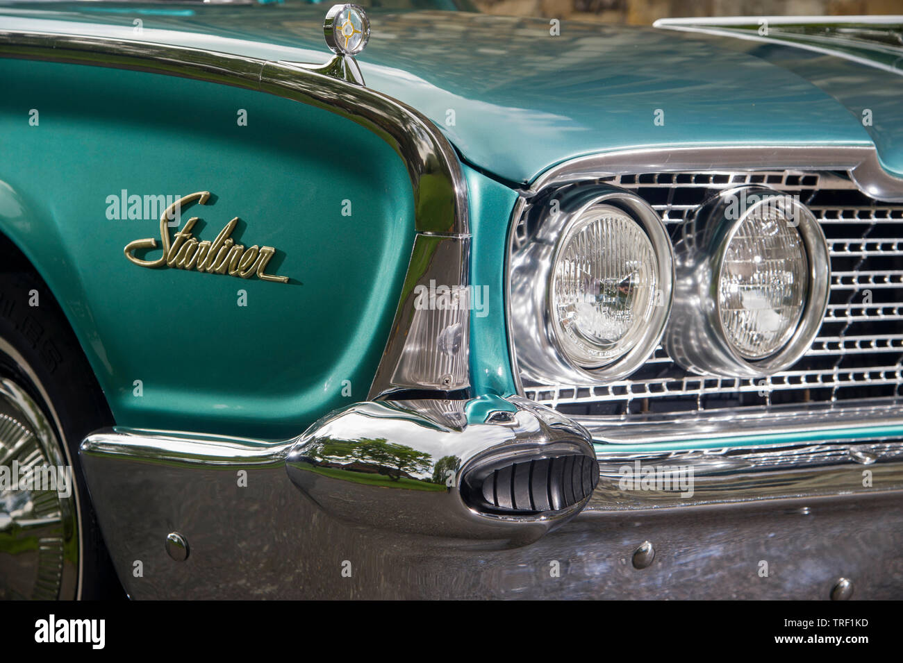 1960 Ford Starliner classic American luxury coupe car Stock Photo - Alamy