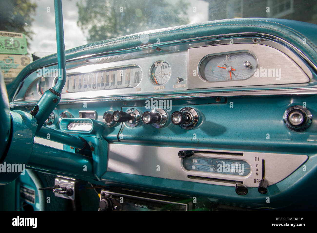1960 Ford Starliner classic American luxury coupe car Stock Photo - Alamy