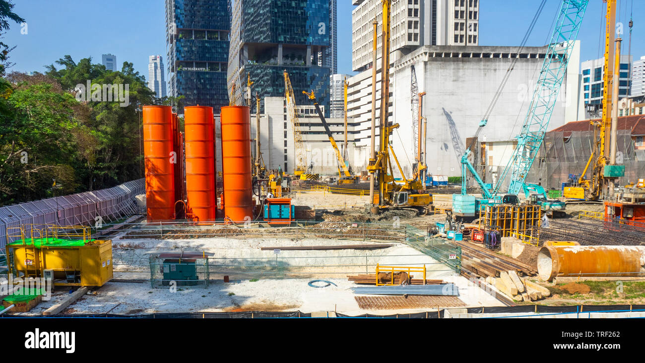 Commencement of construction of Guoco Midtown Office Tower on corner of ...