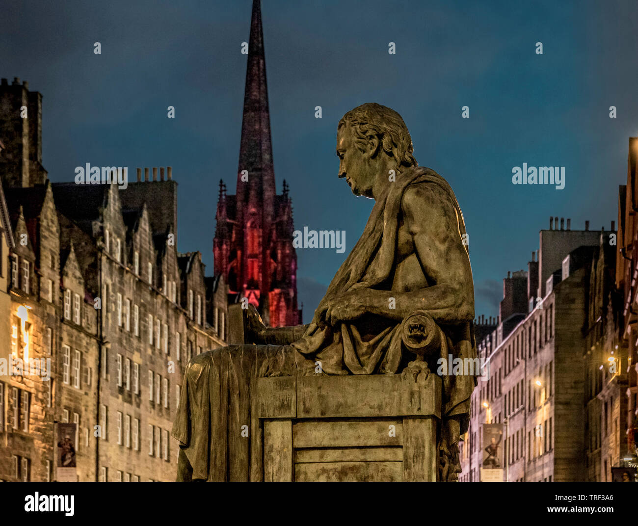 David hume statue scotland hi-res stock photography and images - Alamy