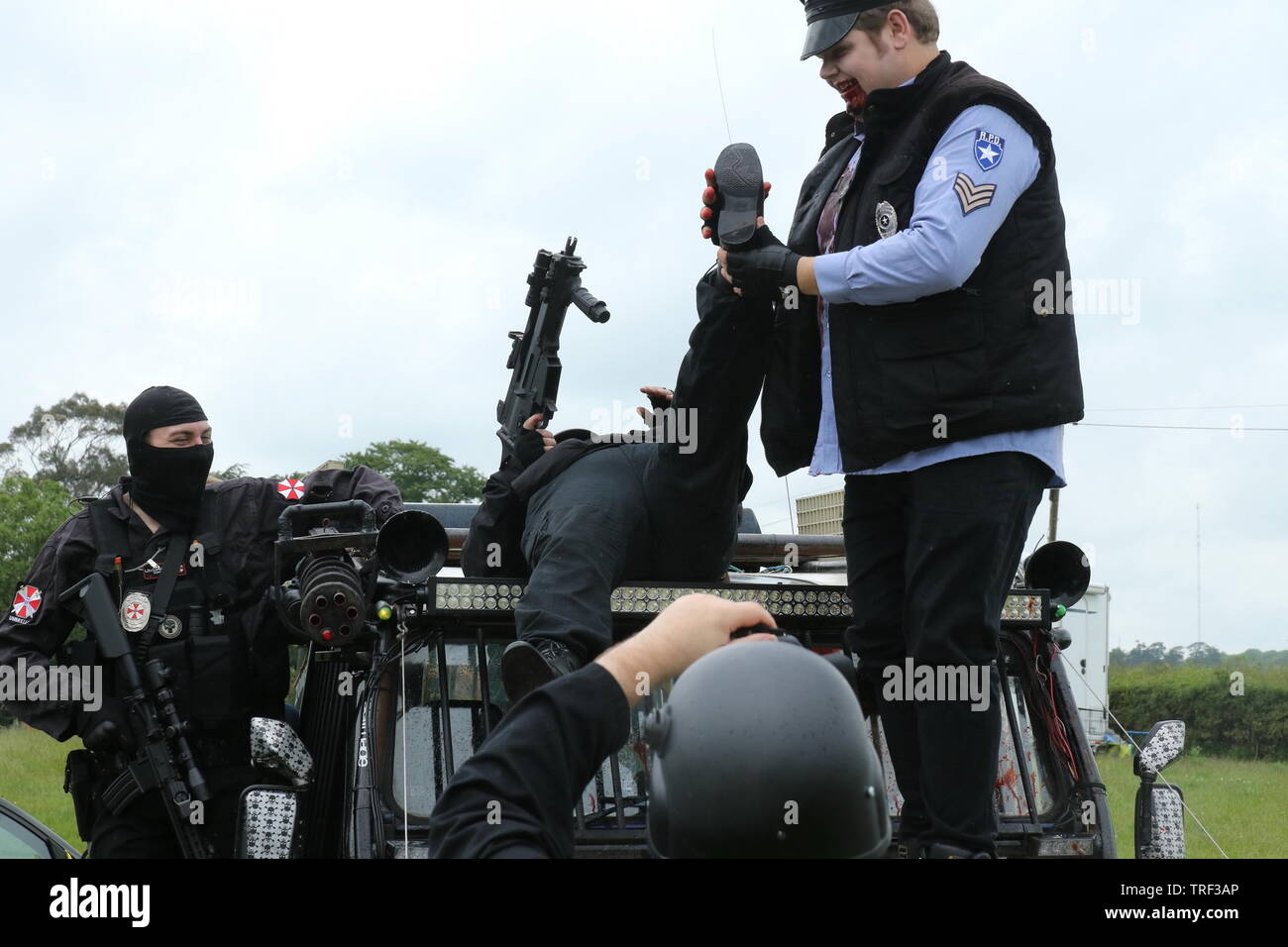 Zombie Apocalypse Response Team Stock Photo - Alamy