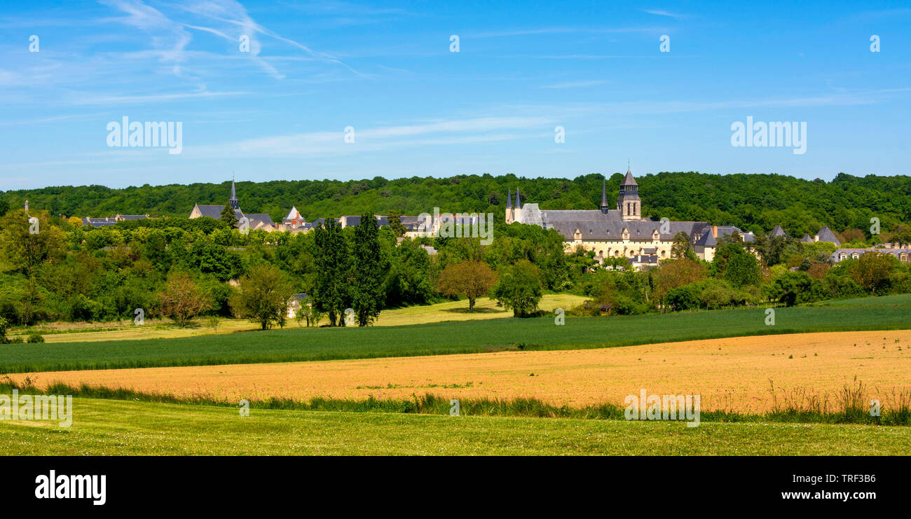 Abbaye notre dame de fontevraud hi-res stock photography and images - Alamy