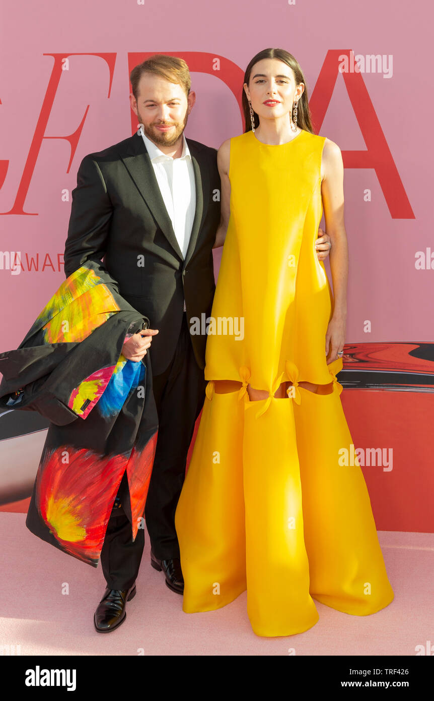 New York, NY - June 3, 2019: Marianne Rendon wearing dress by Jonathan ...