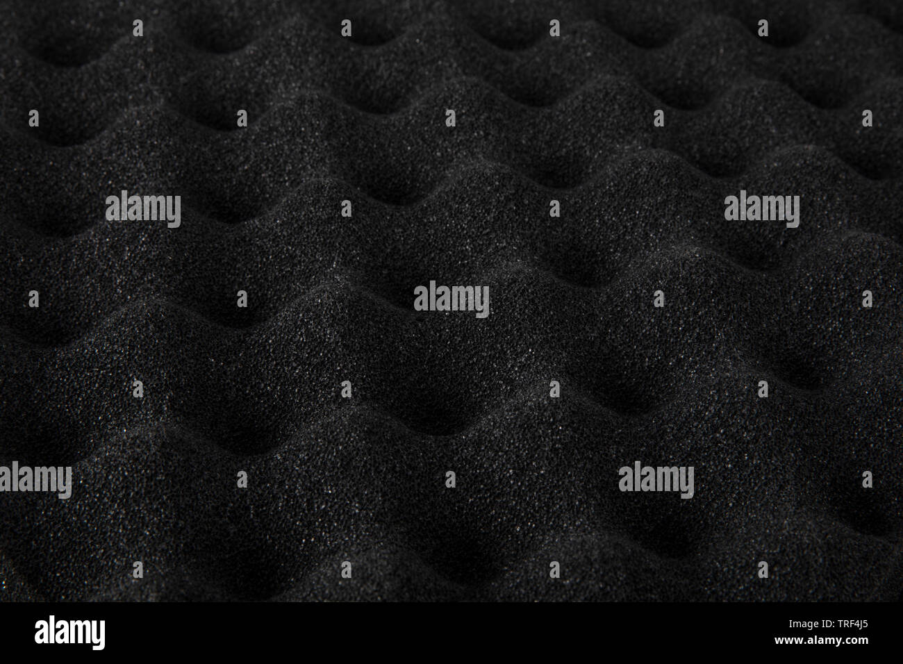 The pattern of the soundproof panel of polyurethane foam. Sound ...