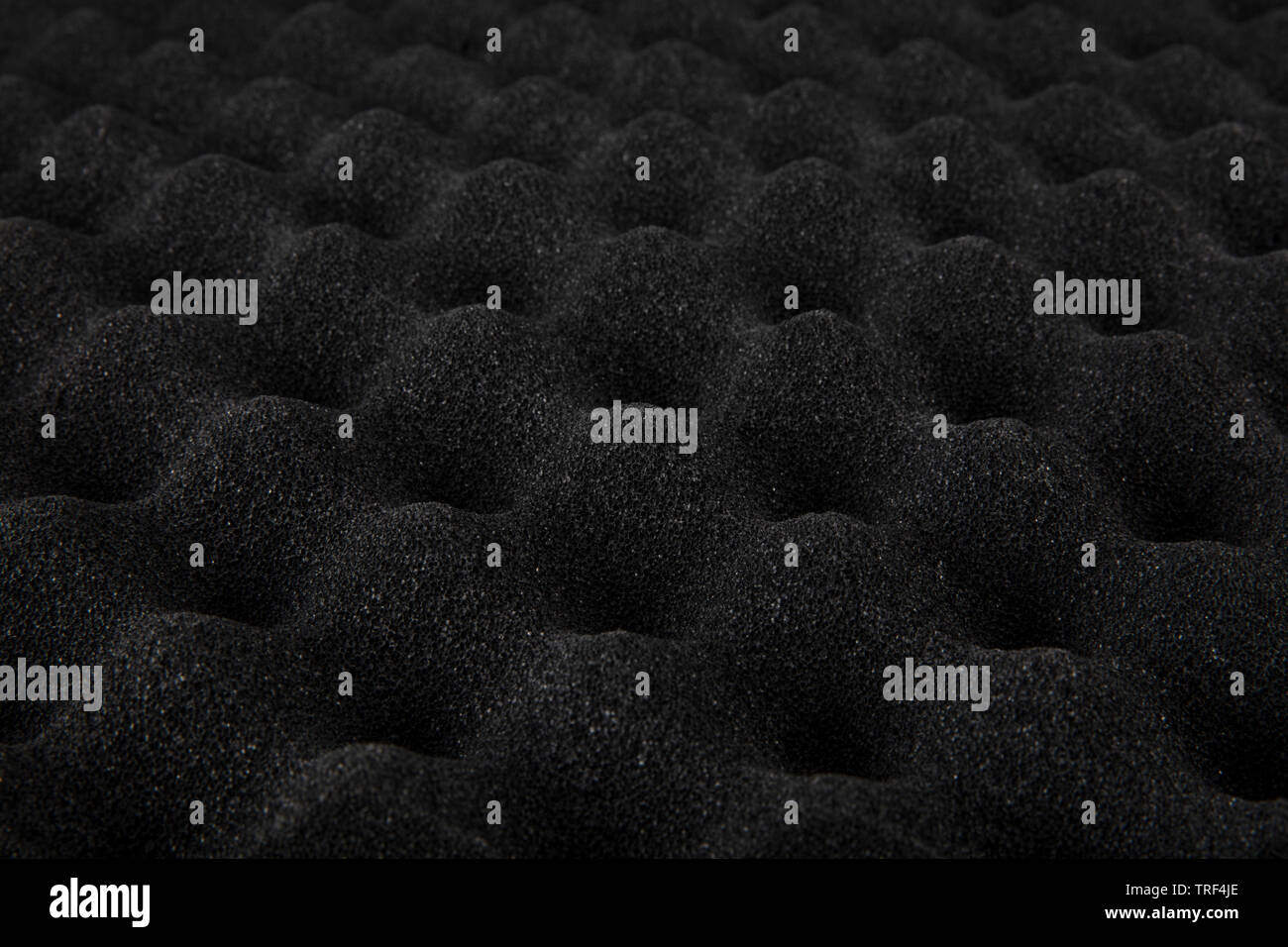 The pattern of the soundproof panel of polyurethane foam. Sound ...