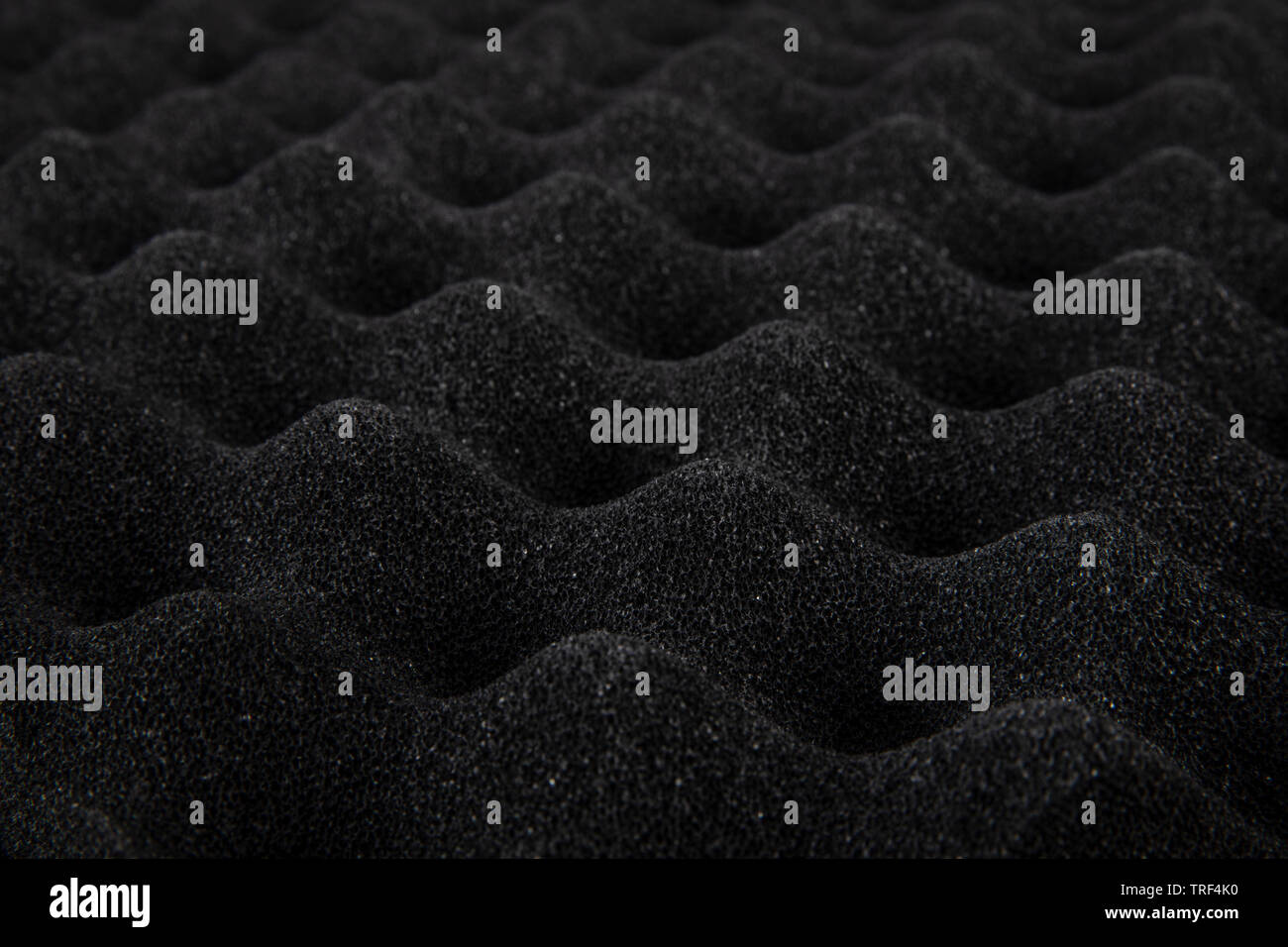 The pattern of the soundproof panel of polyurethane foam. Sound ...