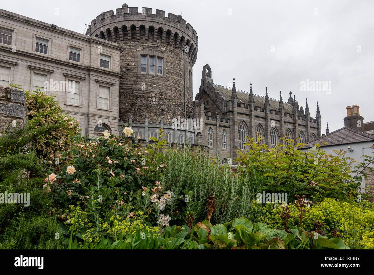 Dublin Castle and Record Tower in Dublin, Ireland Stock Photo - Alamy