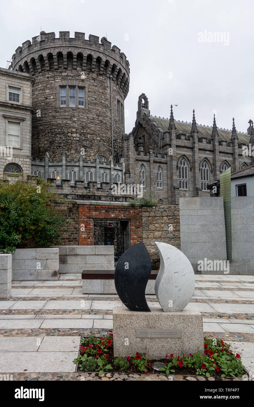 Dublin Castle and Record Tower in Dublin, Ireland Stock Photo - Alamy