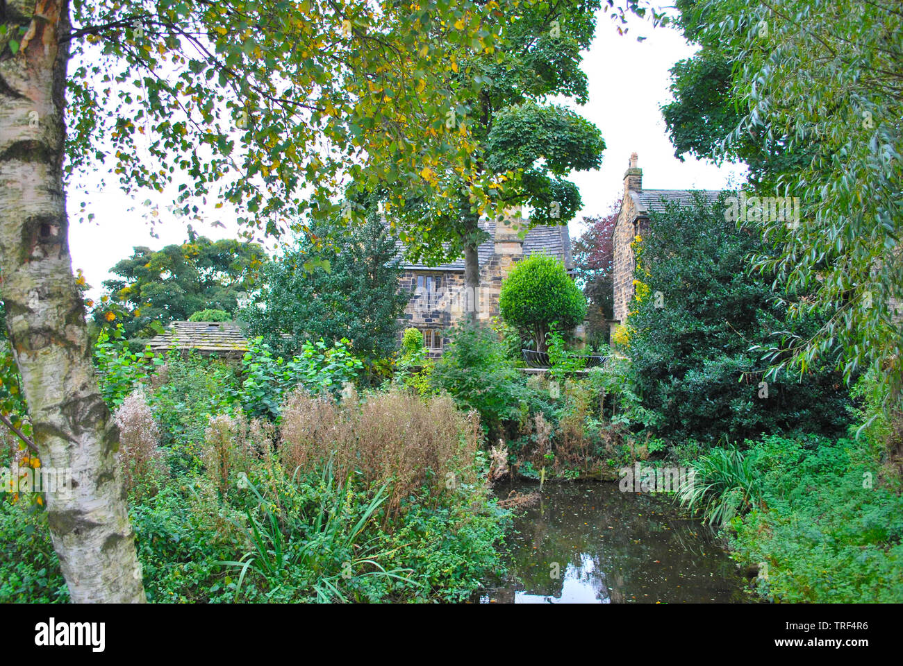 Gardens around oakwell hall Stock Photo - Alamy