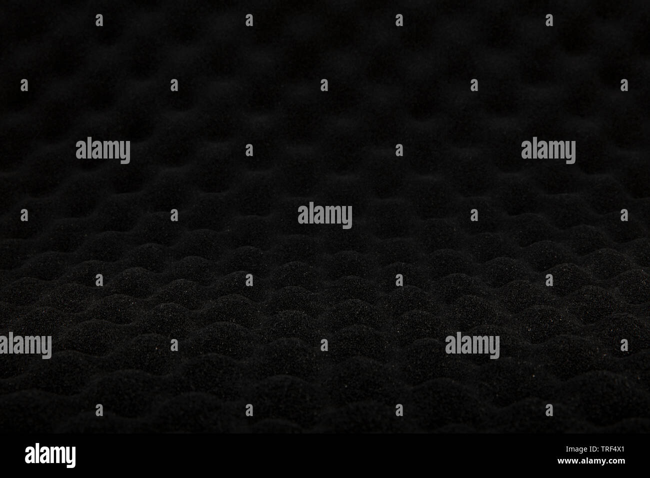 The pattern of the soundproof panel of polyurethane foam. Sound ...