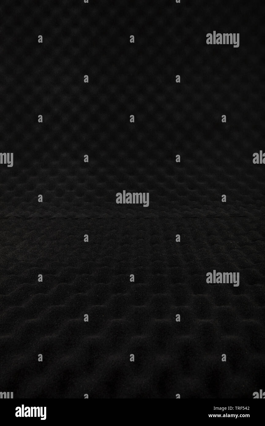The pattern of the soundproof panel of polyurethane foam. Sound ...