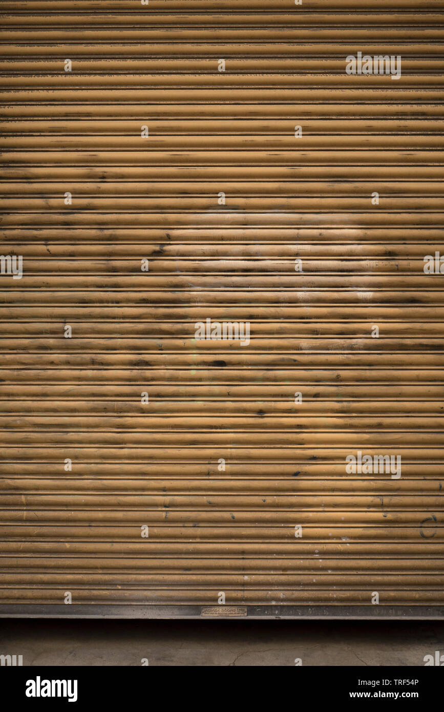 Closed roller shutter hi-res stock photography and images - Alamy